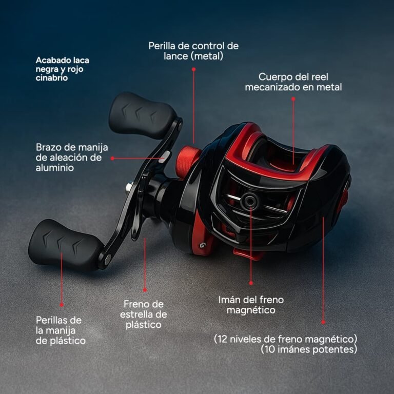 Reel Baitcasting Damor Fishing 19 Rodamientos – Damor Fishing